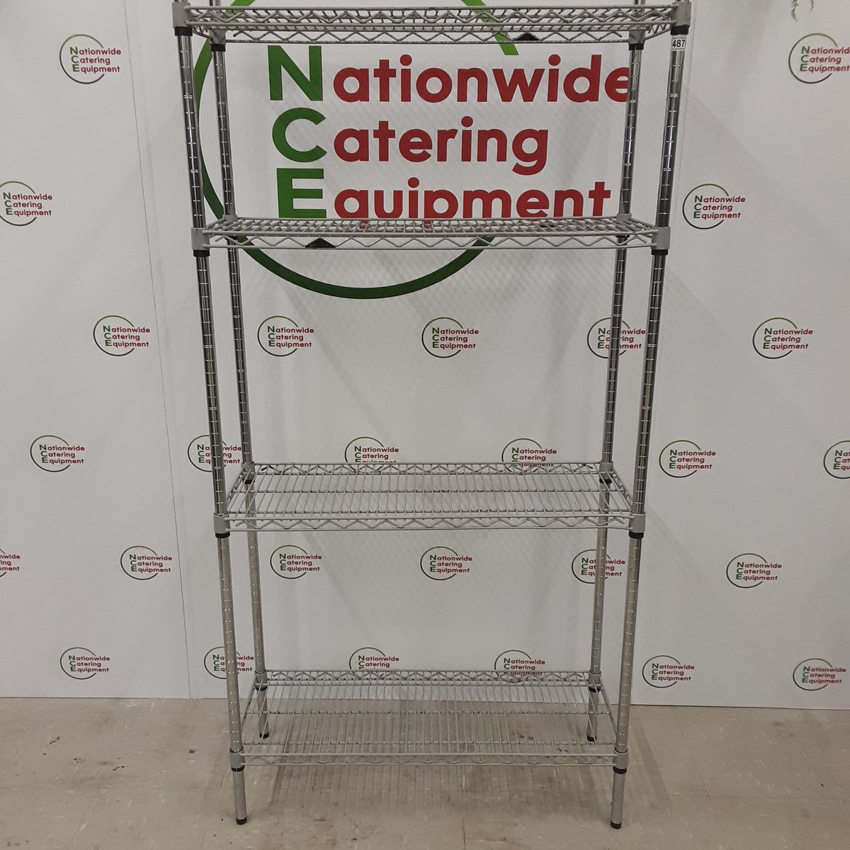 Four Tier Wire Shelving Unit (NCE4878) – Nationwide Catering Equipment
