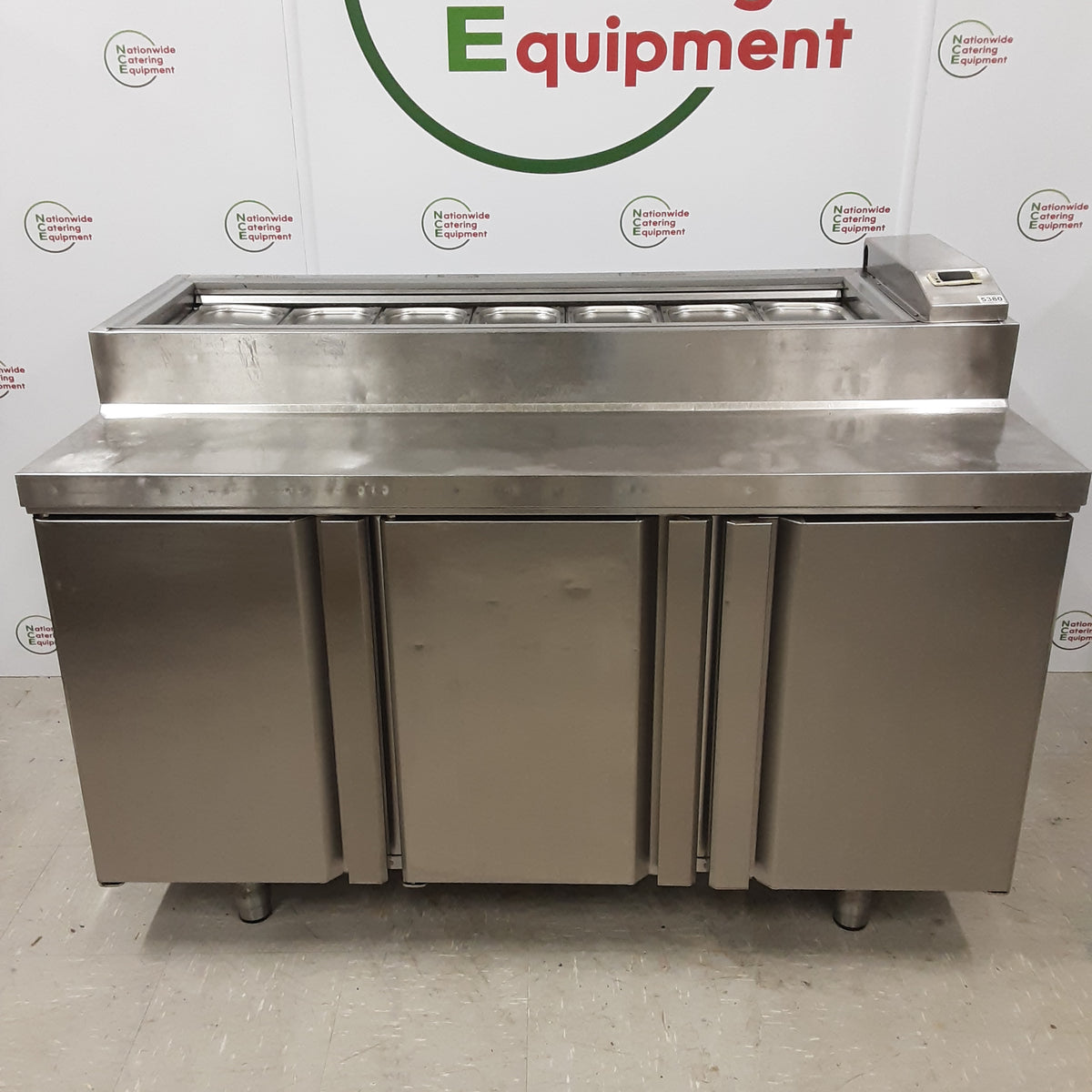 CLEARANCE Infrico Three Door Counter Fridge With Toppings Opening (NCE ...