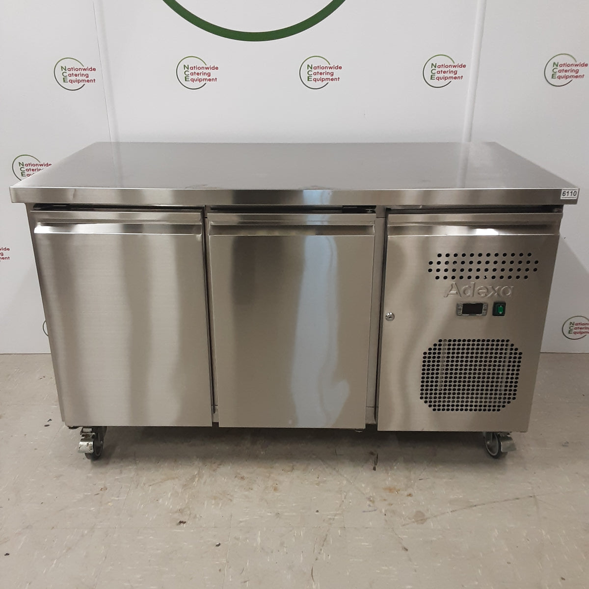 Adexa Two Door Flat Counter Freezer, 136cm, Model-FG21V (NCE6110 ...