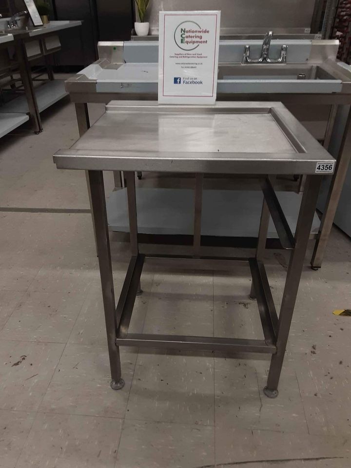 Stainless Steel Dishwasher Exit Table, 65cm (NCE4356) – Nationwide ...