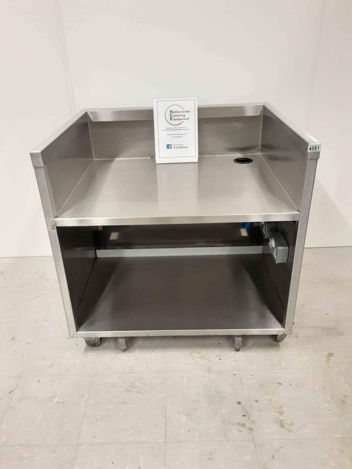 Stainless Steel Mobile Cooking Stand / Table, 94cm (NCE4551 ...