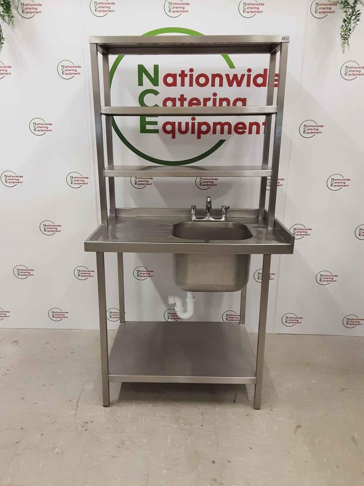 Stainless Steel Single Sink with Shelving Above (NCE4602) – Nationwide ...