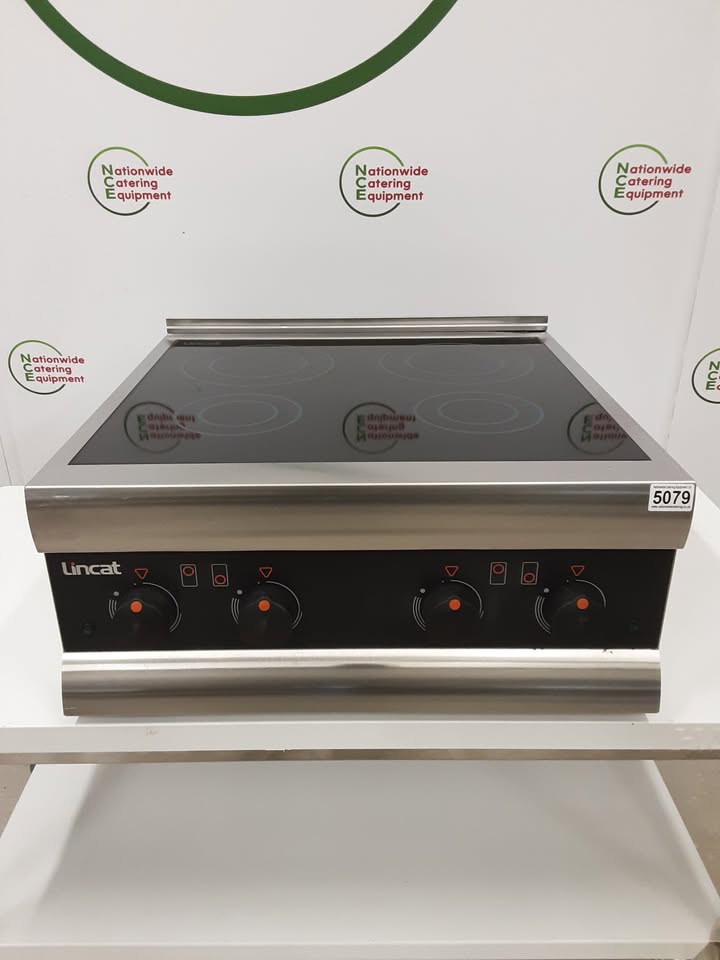 Lincat Silverlink Tabletop Four Zone Induction Stove, 2 x 13amp (NCE50 ...