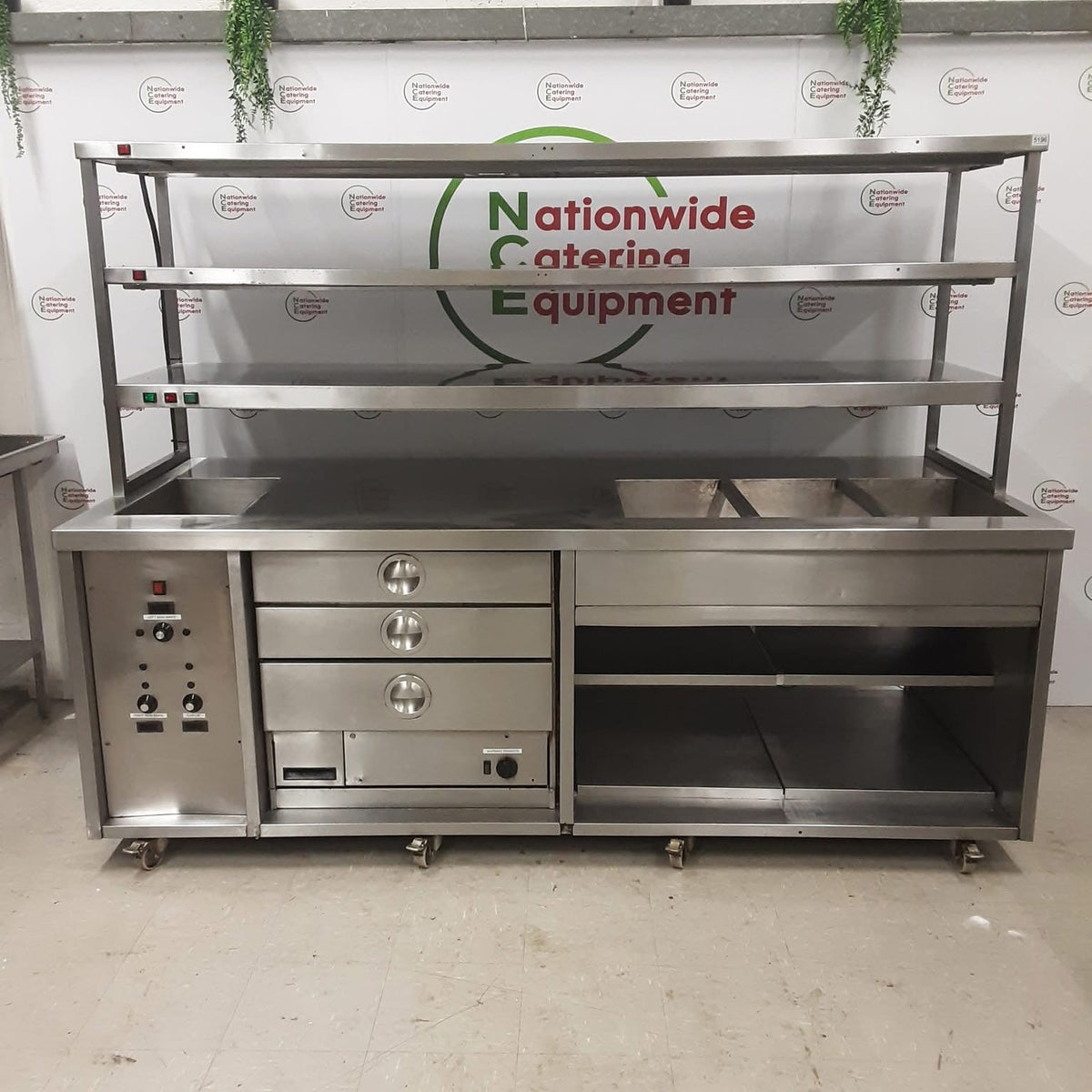 Stainless Steel Hotcupboard / Warming Drawers / Bain Marie / Three Hea ...