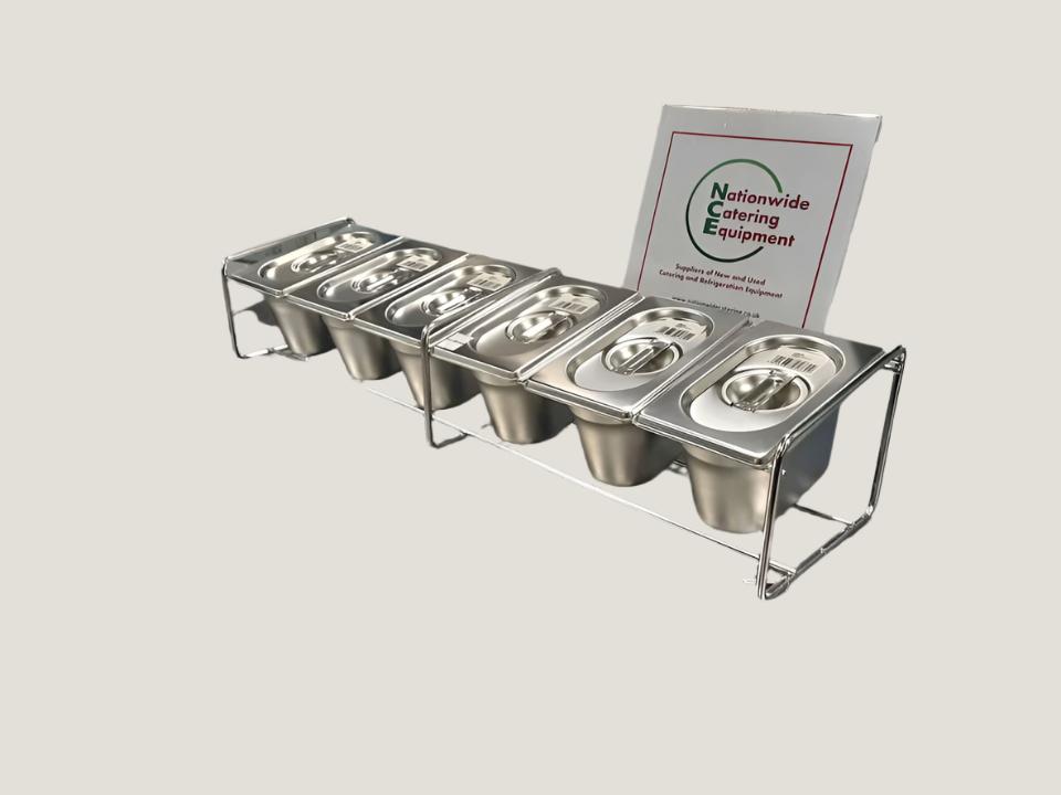 Ambient Gastronorm Ingredient Rack, Including Gastro Pots & Lids (3850 ...